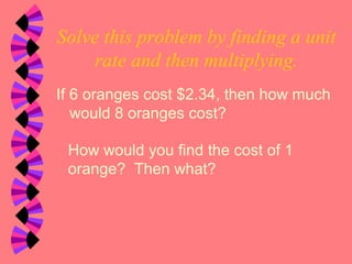 Solving Proportions | PPT