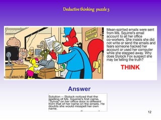 Solving Puzzles and Problems of the Thinking Kind.pptx