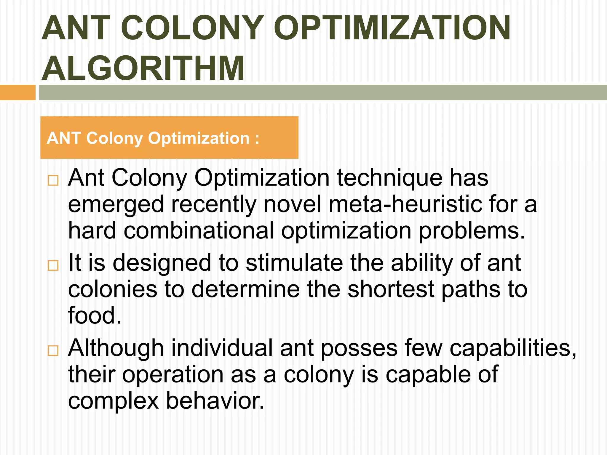 Solving Qos Multicast Routing Problem Using Aco Algorithm Ppt 2077