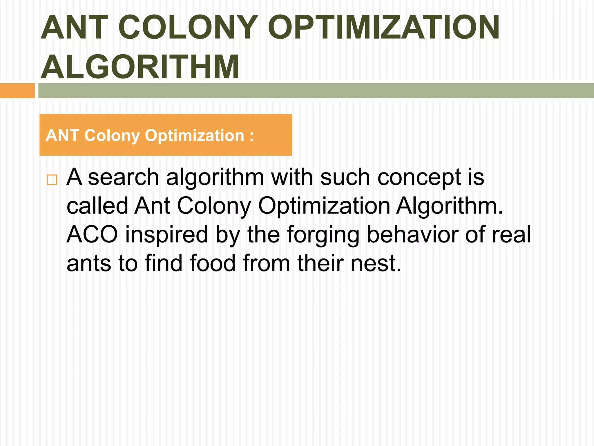 Solving Qos Multicast Routing Problem Using Aco Algorithm Ppt
