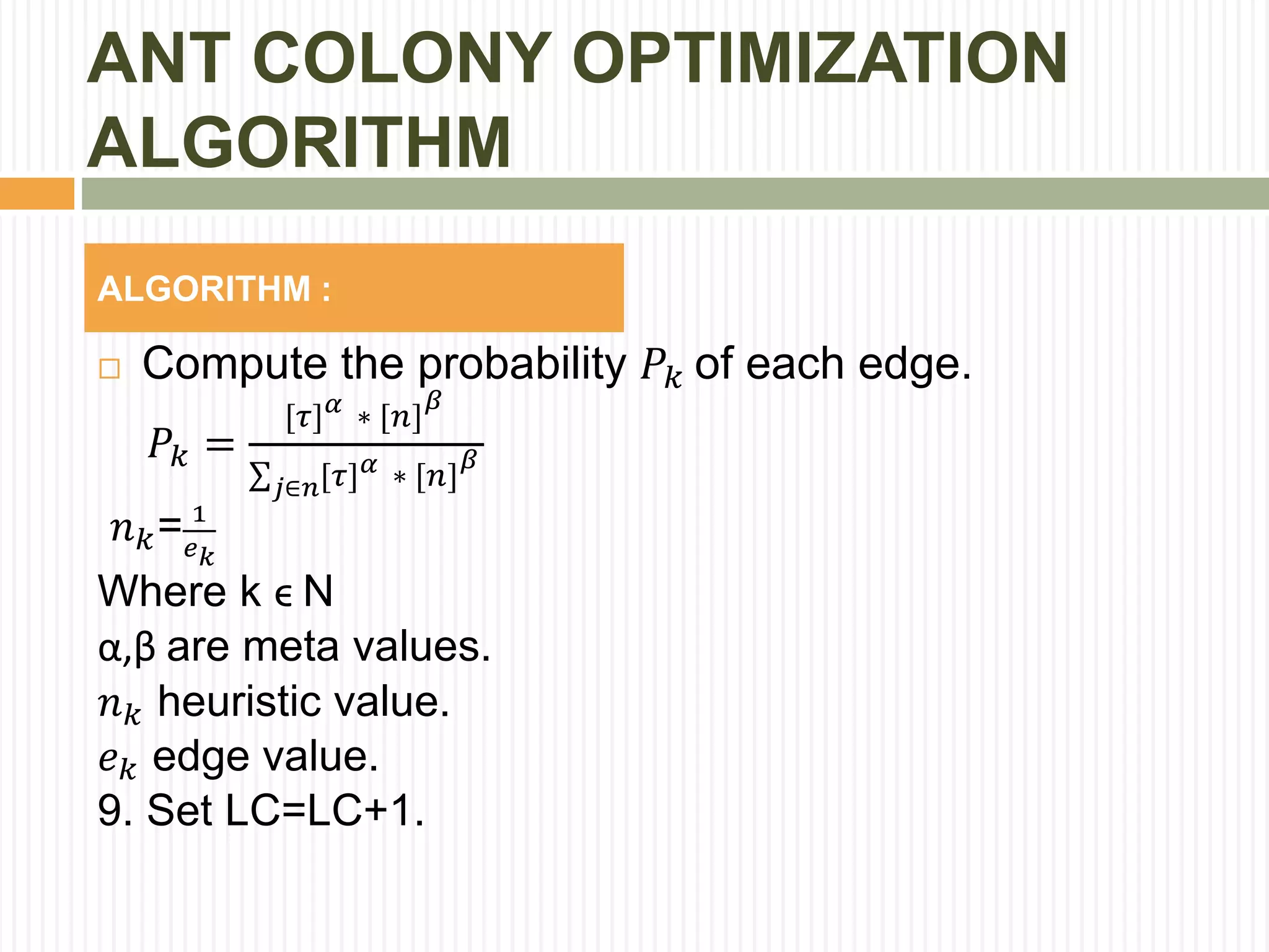 Solving Qos Multicast Routing Problem Using Aco Algorithm Ppt