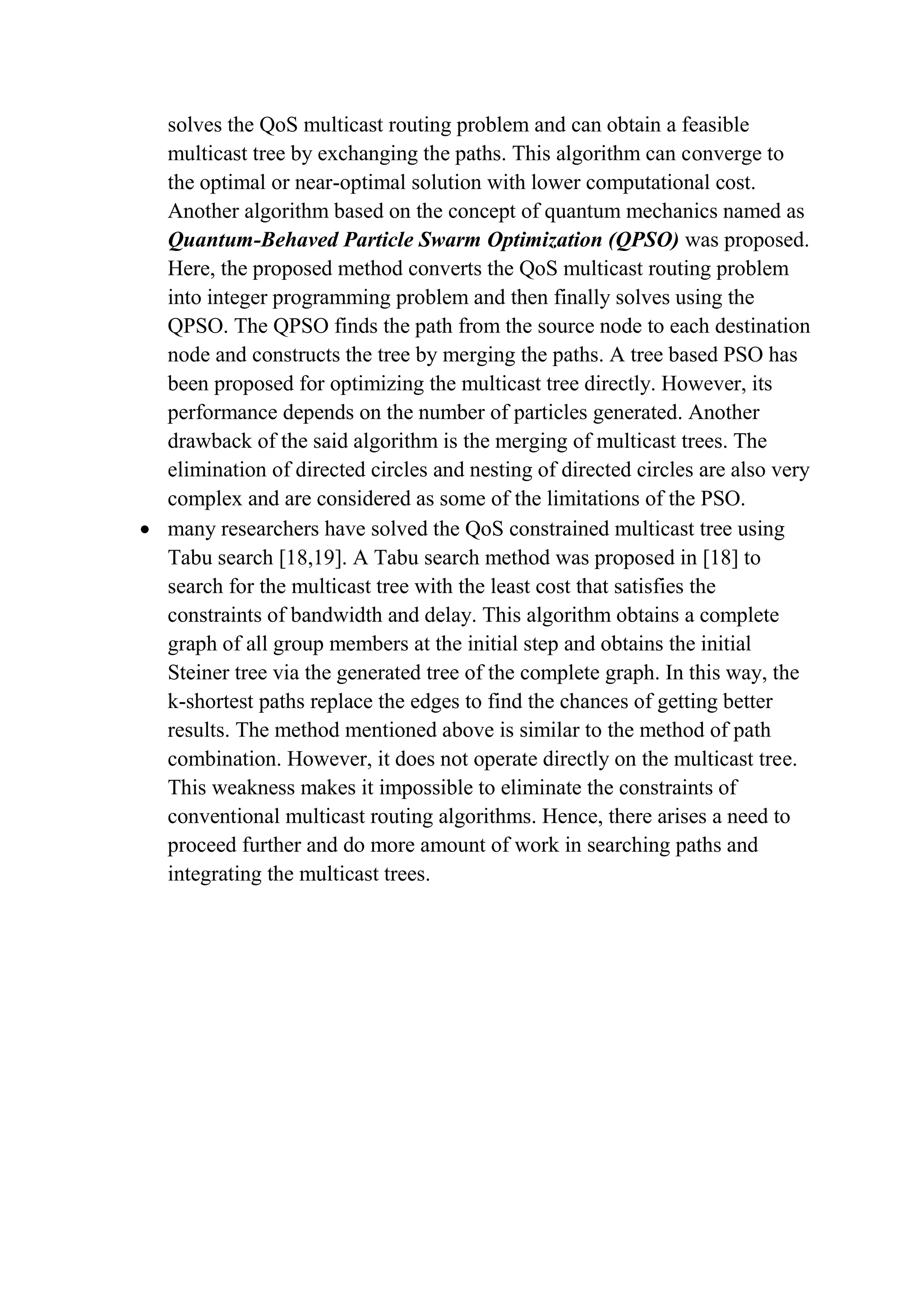 Solving Qos Multicast Routing Problem Using Aco Algorithm Pdf