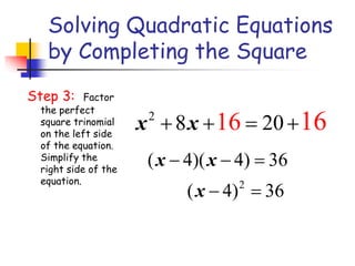 Solving Quadratic Equation by Completing the Square.pptx