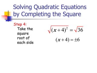 Solving Quadratic Equation by Completing the Square.pptx