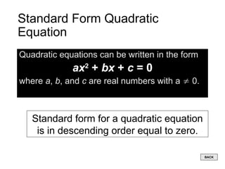 Solving Quadratic Equation by Factoring.ppt