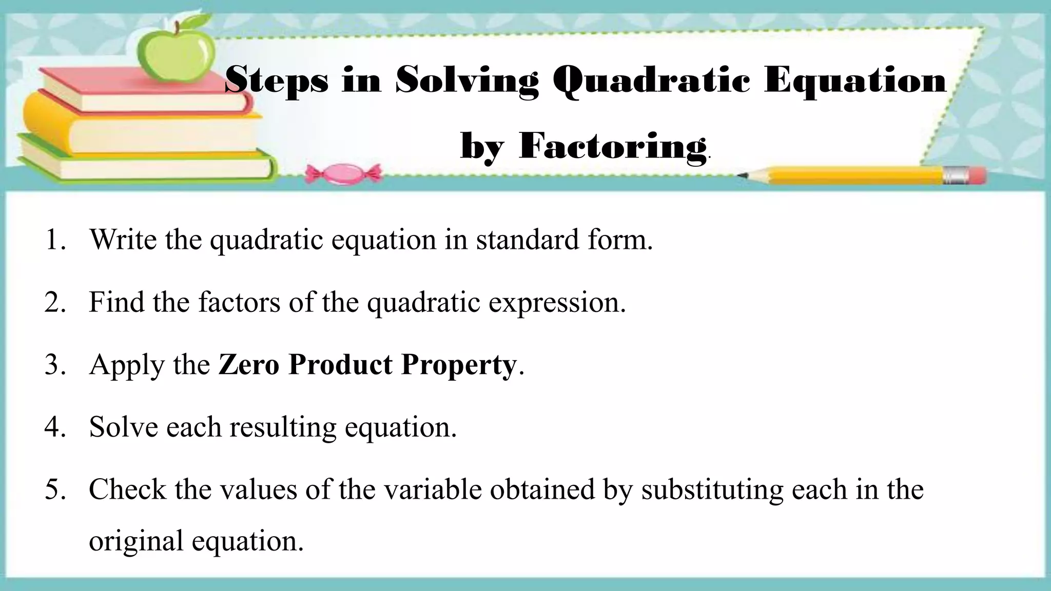 Solving Quadratic Equations | PDF | Physics | Science