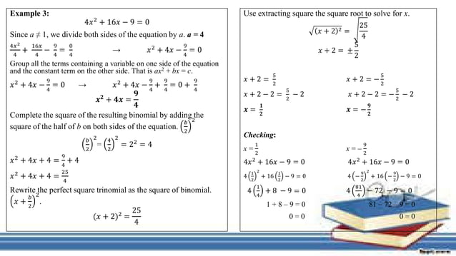 Solving Quadratic Equations | PDF | Physics | Science
