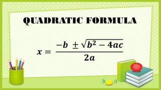 Solving Quadratic Equations | PDF