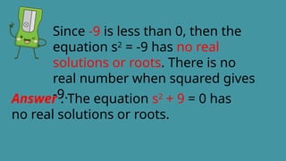 Solving Quadratic Equations by Extracting Square Roots.pptx