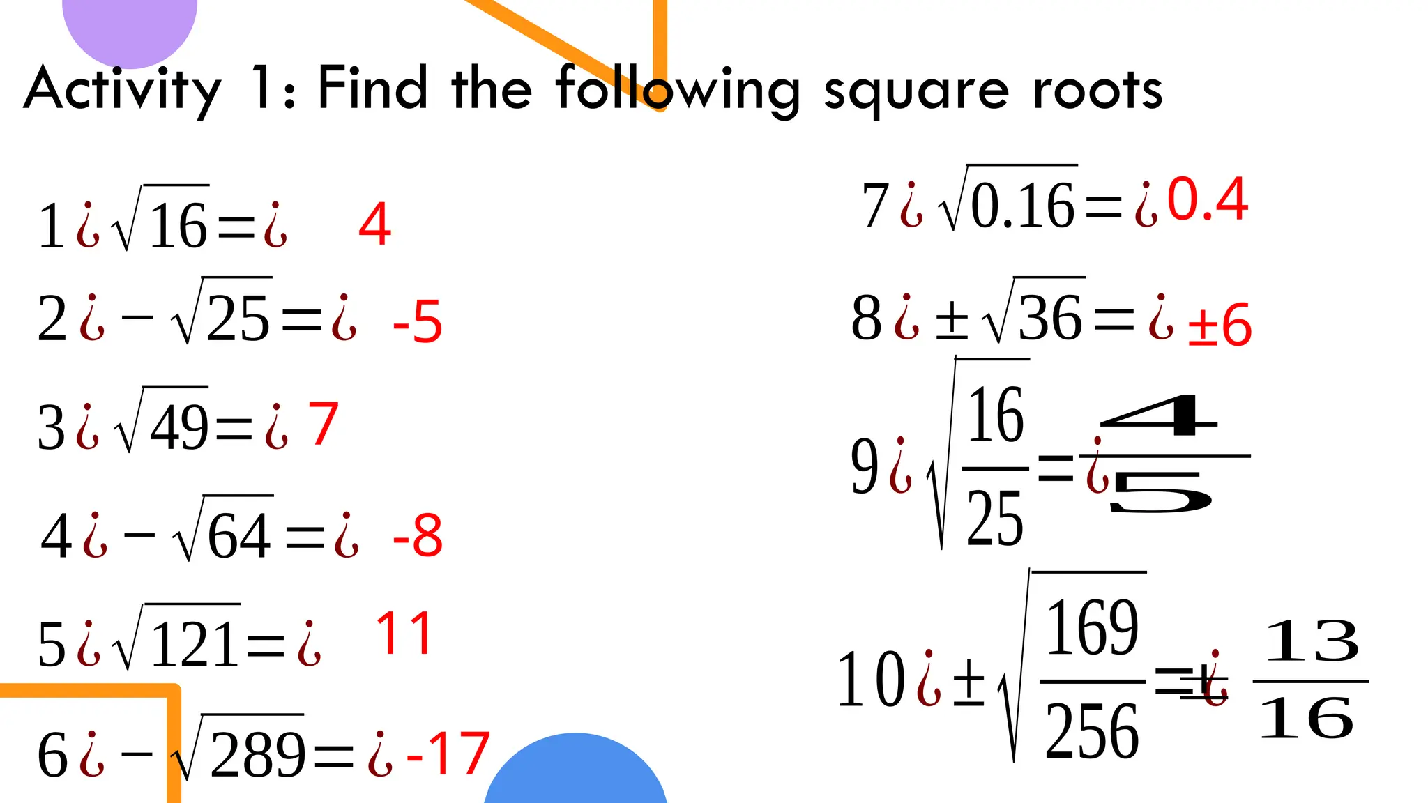 Solving Quadratic Equations by Extracting the Square Root.pptx