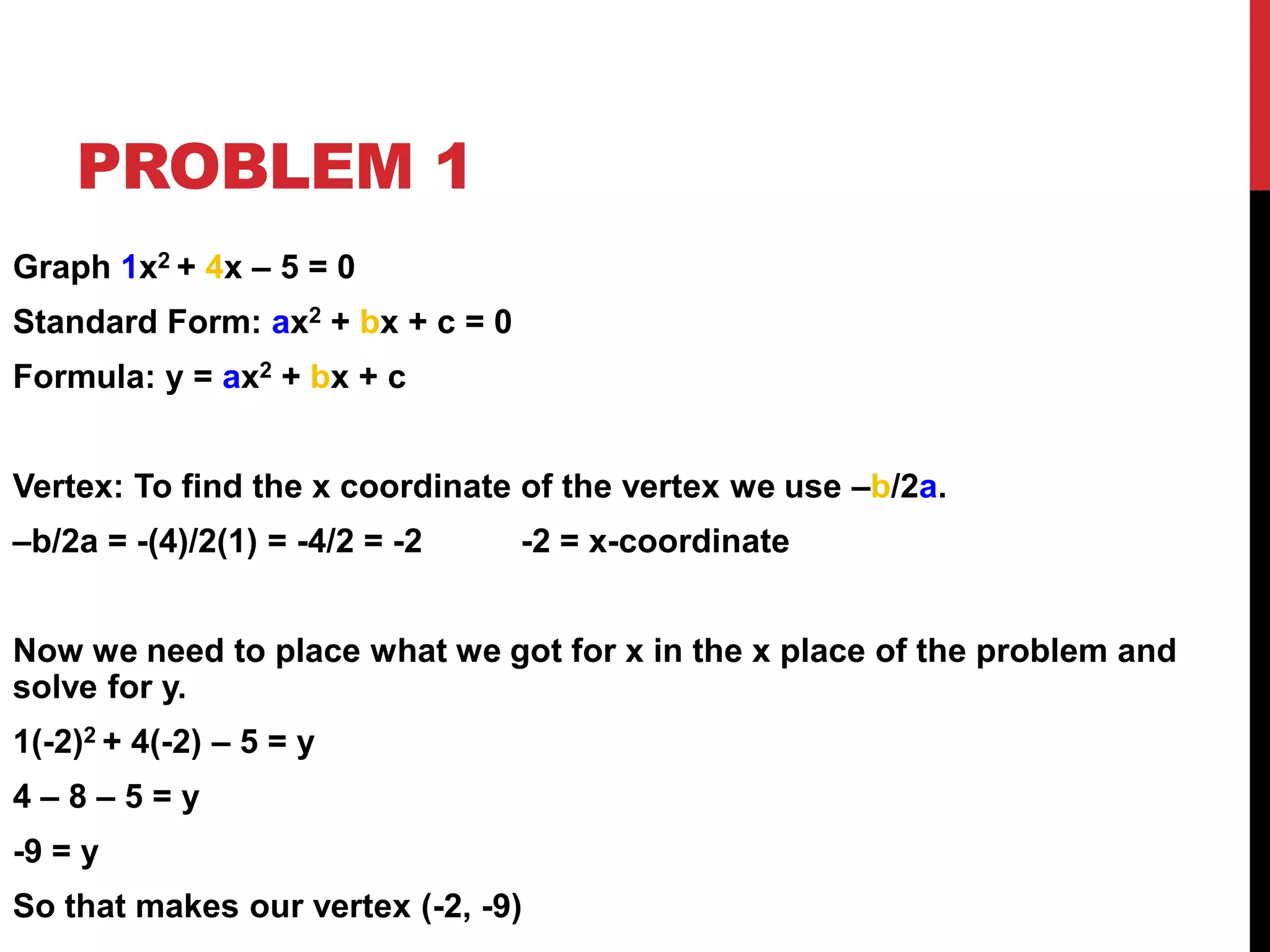 Solving Quadratic Equations by Graphing | PPTX