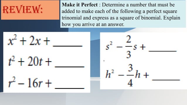 Solving Quadratic Equations Using Completing the Square Method.pptx