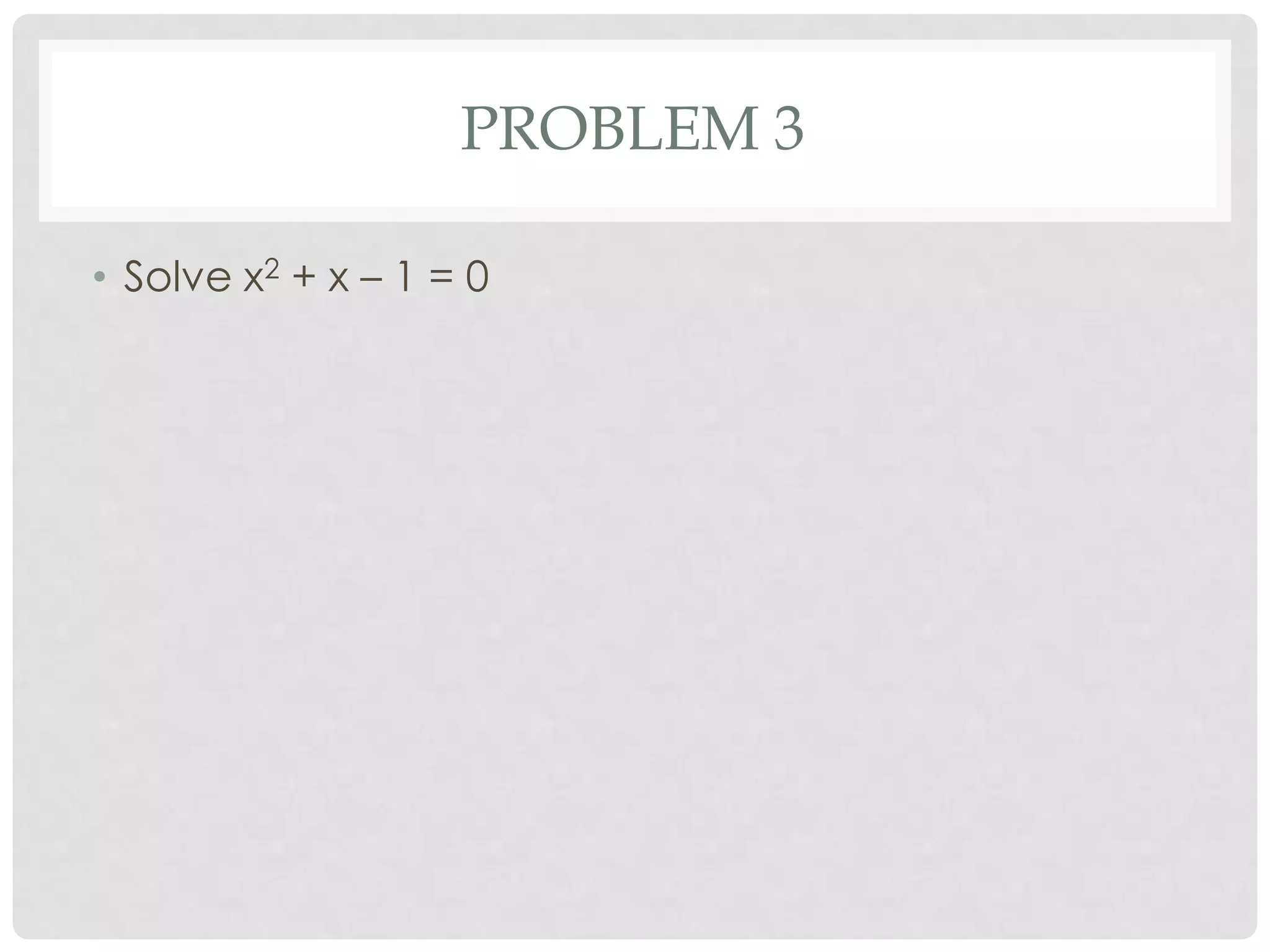 Solving quadratic equations using the quadratic formula | PPTX
