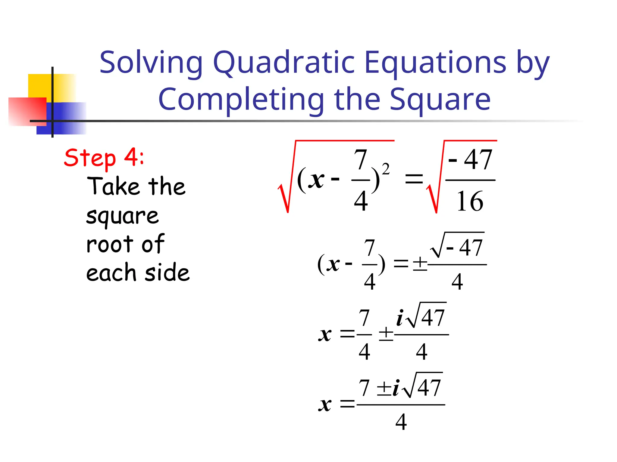 solvingquadraticsbycompletingthesquare-131104055048-phpapp01.ppt