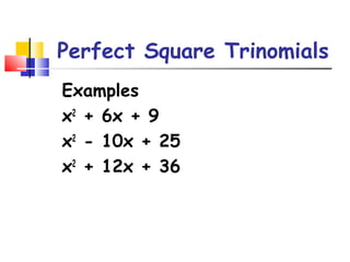 Completing The Square Examples
