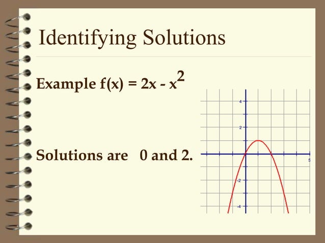 Solving Quadratics by Graphing | PPT