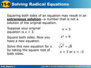 solving radical equations.ppt