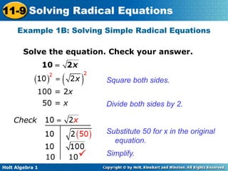 solving radical equations.ppt
