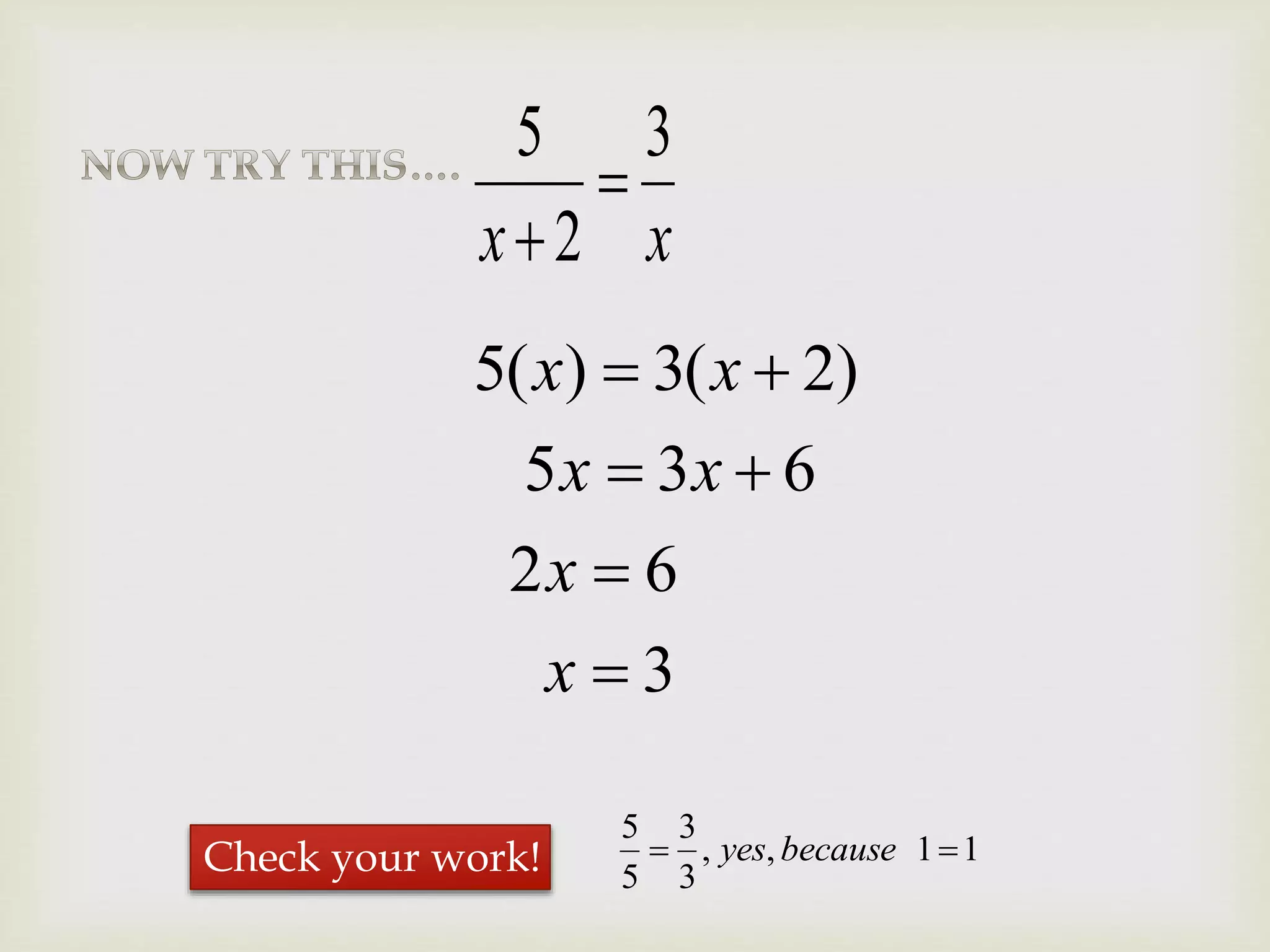 Solving rational equations | PPTX | Physics | Science