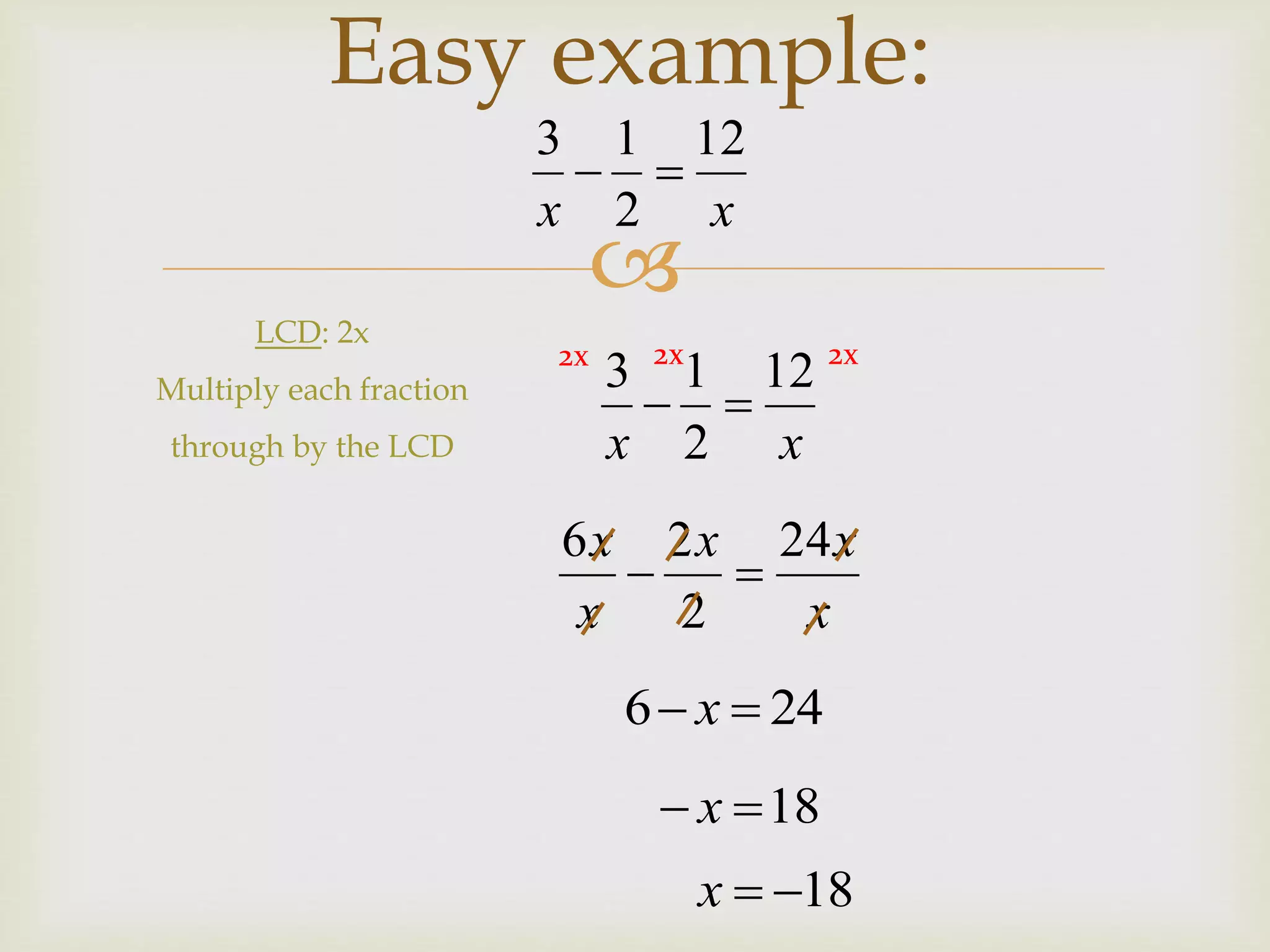 Solving rational equations | PPTX