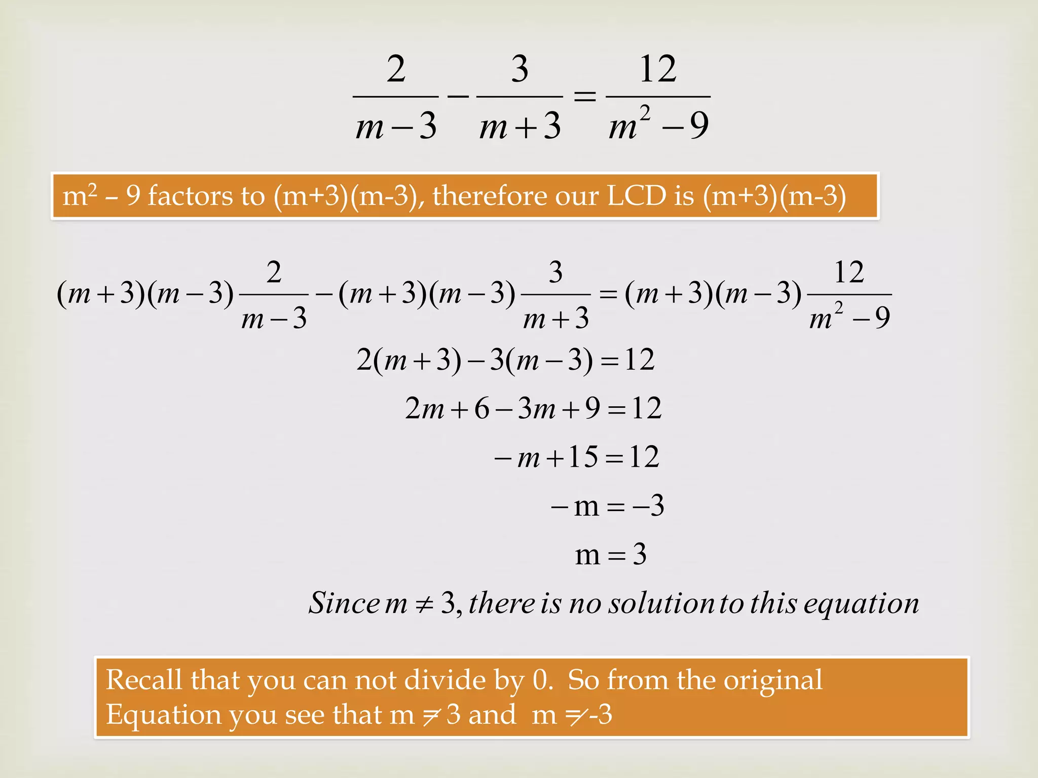 Solving rational equations | PPTX | Physics | Science