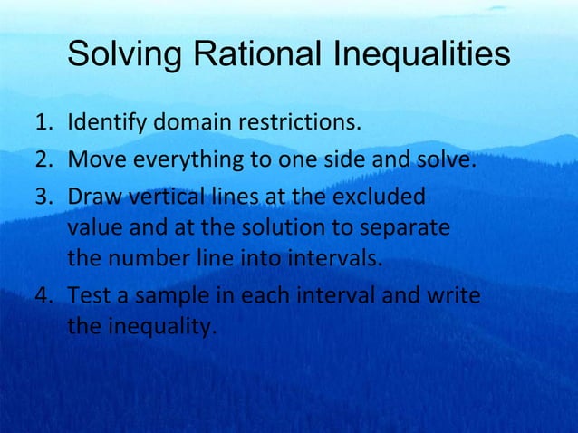 Solving rational expressions | PPT