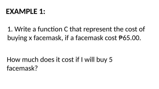 Solving Real-Life Problems Involving Functions.pptx | Business and Finance