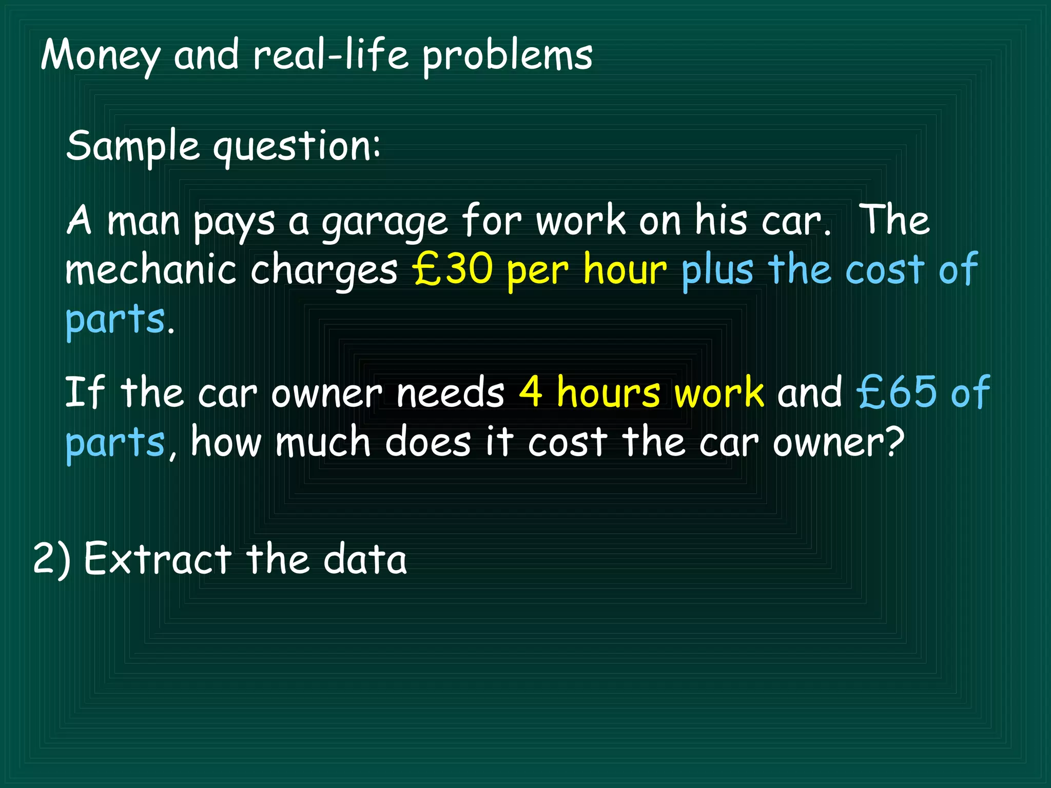 Solving reallife problems | PPT