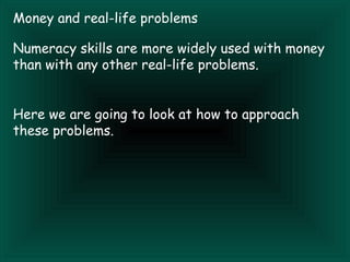 Solving reallife problems | PPT