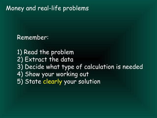 Solving reallife problems | PPT
