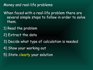 Solving reallife problems | PPT