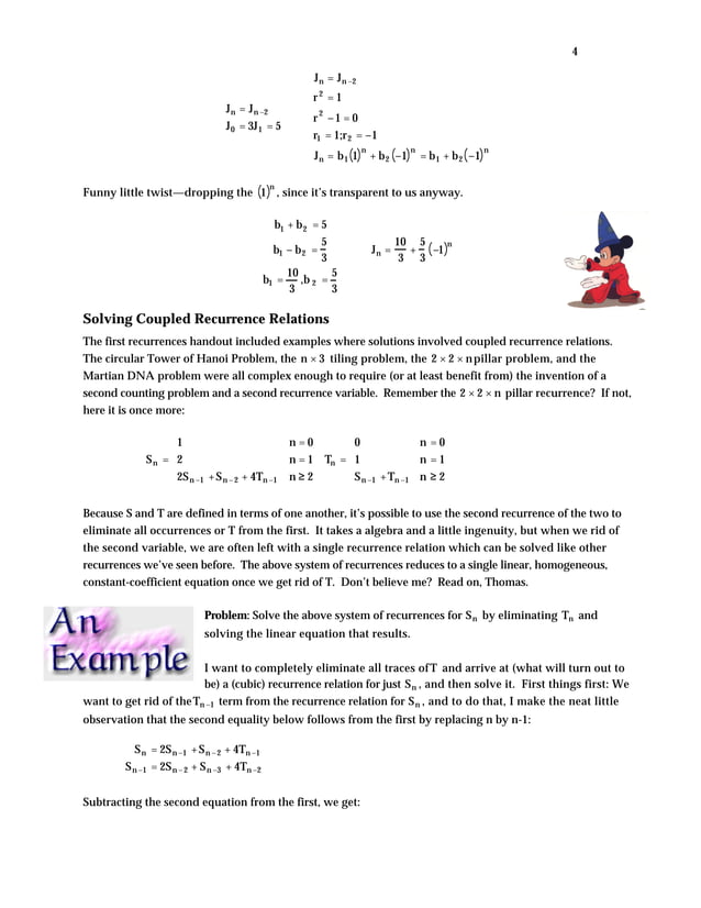Solving Recurrences Pdf