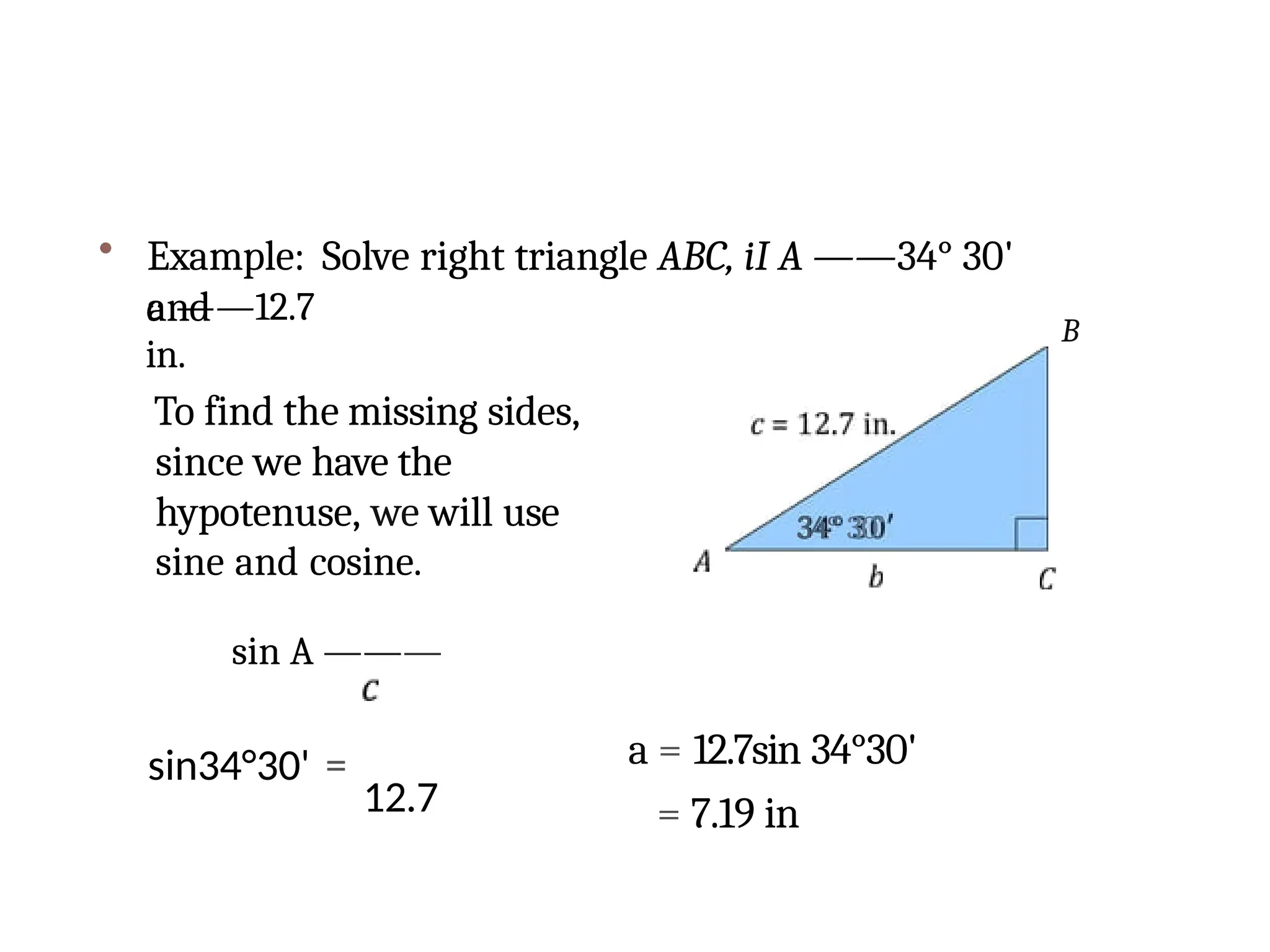 Solving Right Triangle Grade 9 Quarter 4.pptx