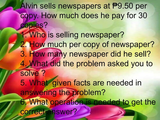 Solving Routine And Non Routine Problems Involving Multiplication Without Or With Addition Or