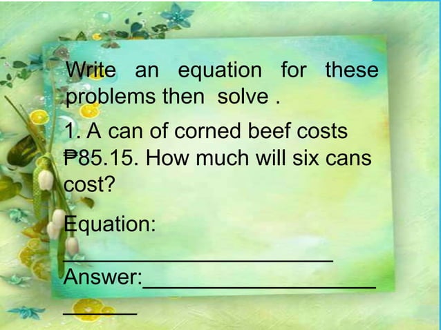 Solving Routine And Non Routine Problems Involving Multiplication
