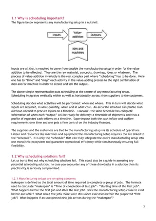 Solving the real life scheduling problem | PDF