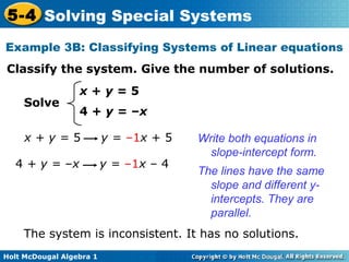 Solving special systems | PPT