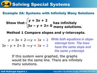 Solving special systems | PPT