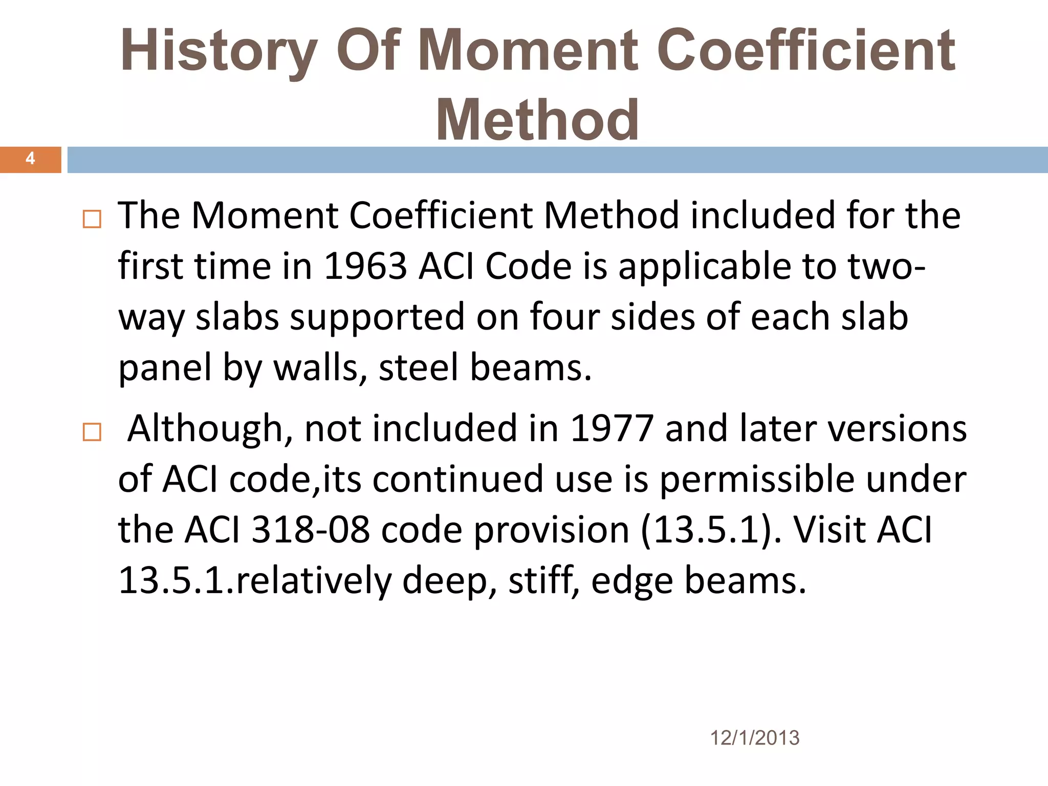 Solving statically indeterminate structure: moment coefficient method | PDF