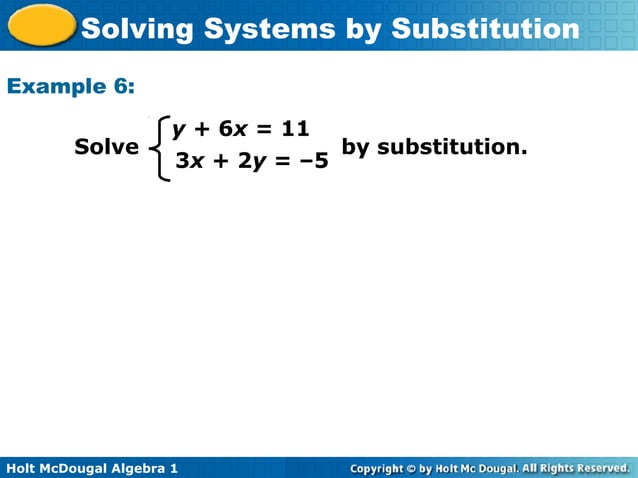 Solving system by graphing | PPT