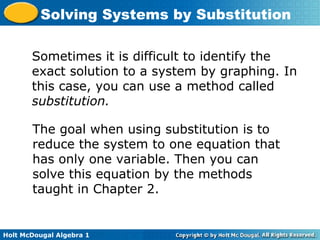 Solving system by graphing | PPT