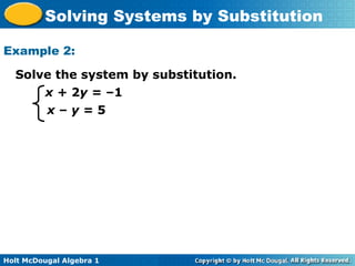 Solving system by graphing | PPT