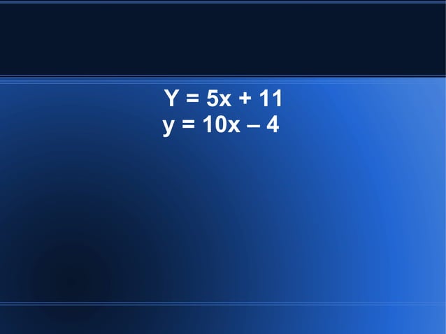 Solving system of equation using substitution powerpoint | ODP