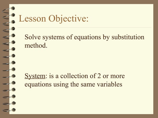 Solving Systems by Substitution | PPT | Programming Languages | Computing
