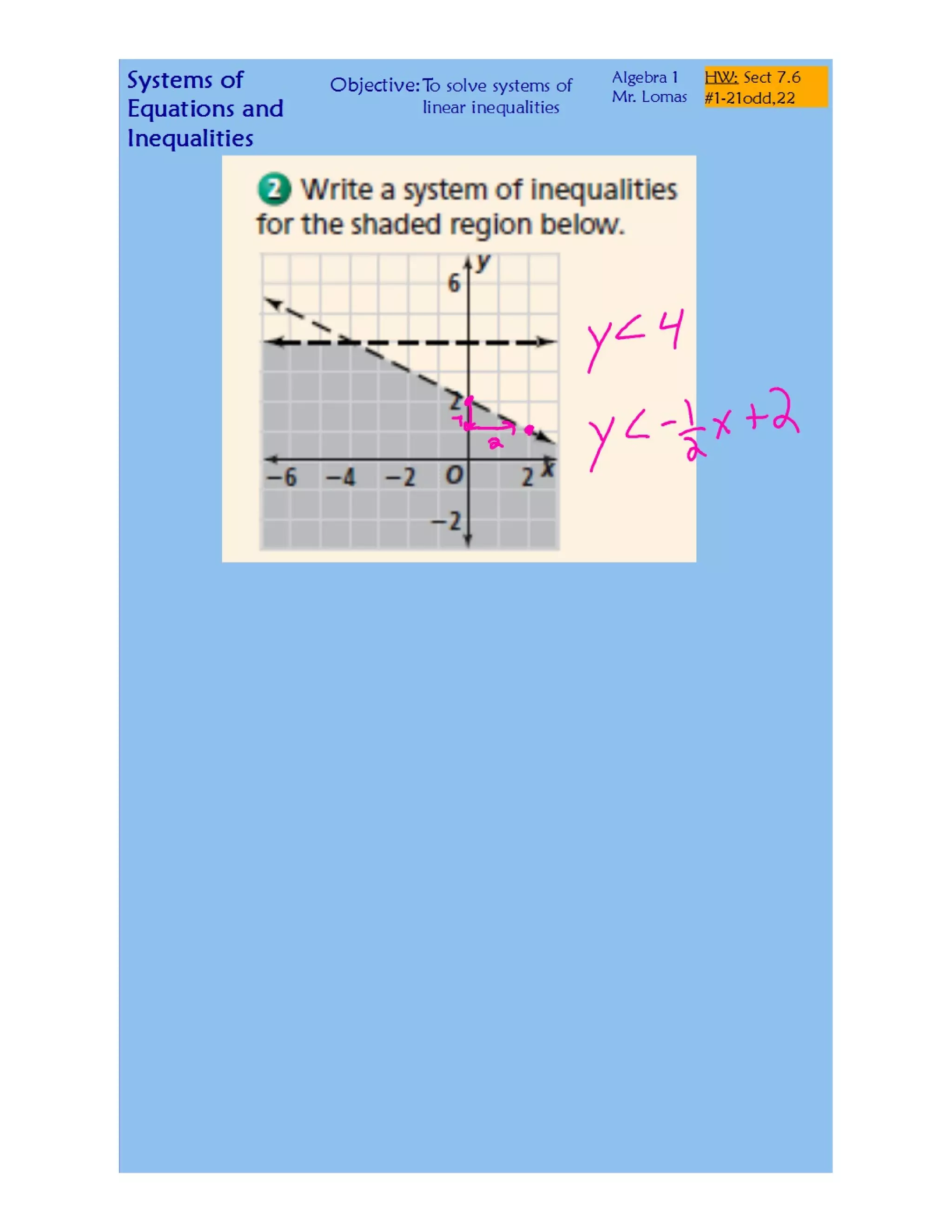 Solving systems of inequalities | PDF