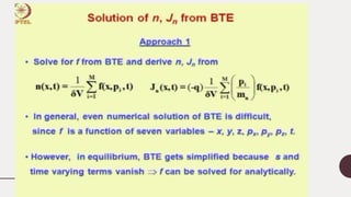 Solving the boltzmann transport equation displaced using maxwell ...