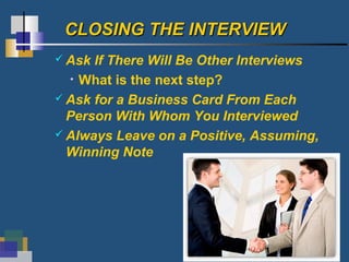 Solving the mystique of interviewing | PPT | Resume Writing and Advice ...