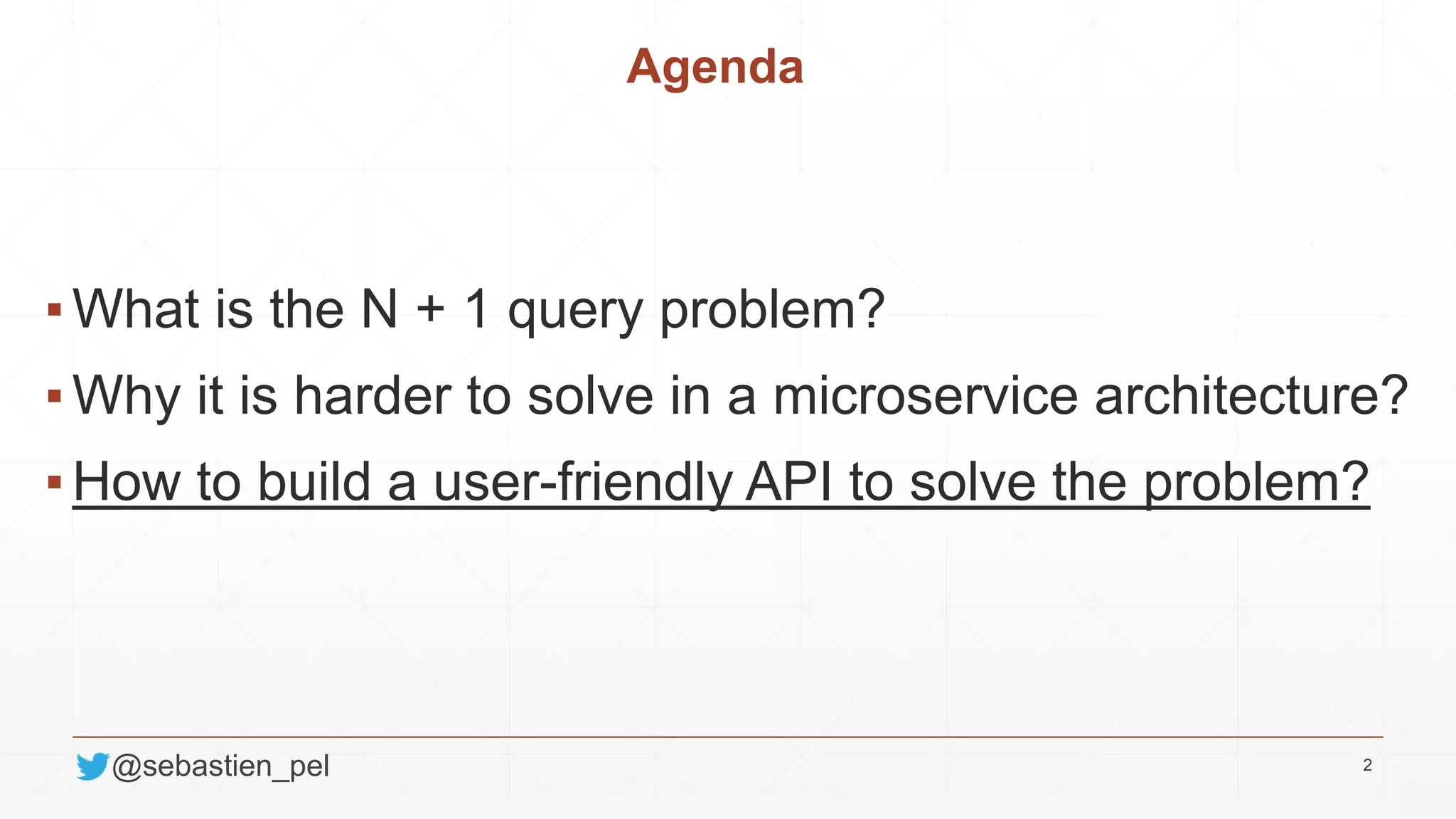 Solving the n + 1 query problem | PPT Solving the n + 1 query problem | PPT