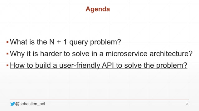 Solving the n + 1 query problem | PPT | Free Download