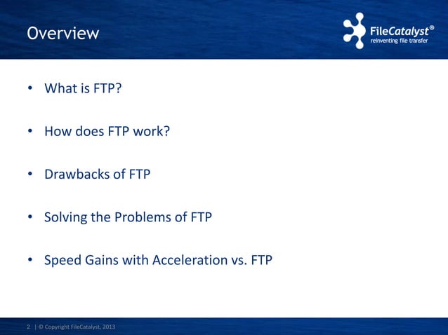 Solving the Problems of FTP | PPT